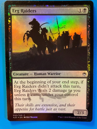 MTG 1x FOIL Erg Raiders Masters 25 M25 Pauper Magic the Gathering Card ...