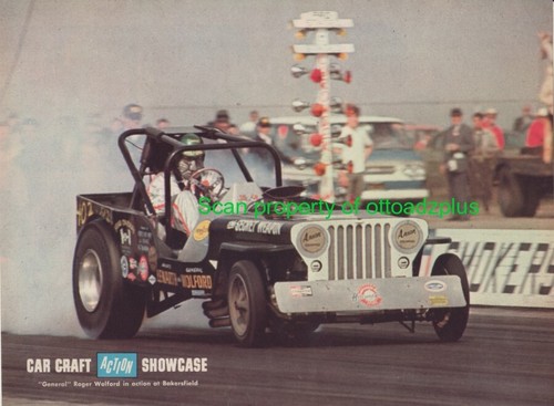Jeep funnycar - Secret Weapon poster - Ed Lenarth + Roger Wohlford ...