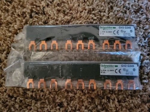 NEW lot of (2) Schneider GV2G345 Manual Starter Busbar 600VAC 63AMP | eBay