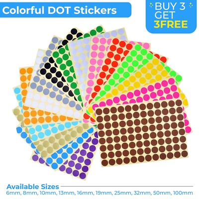 Dot Stickers 8mm for sale | eBay