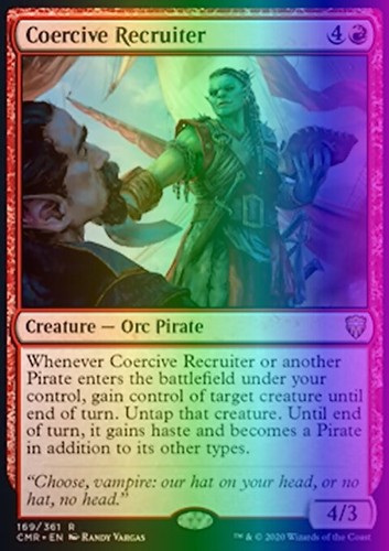MTG Magic the Gathering Coercive Recruiter (169/794) Commander Legends ...