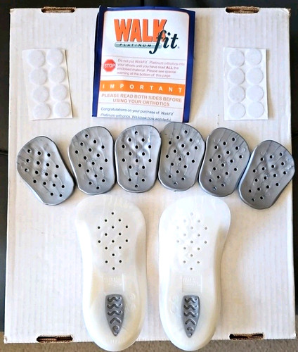 WalkFit Platinum Orthotics Inserts Size E Male 8-8.5 Female 9-9.5 New ...