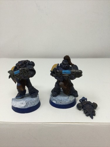 Games Workshop Warhammer 40K space wolves with plasma gun x2 b-6 free ...