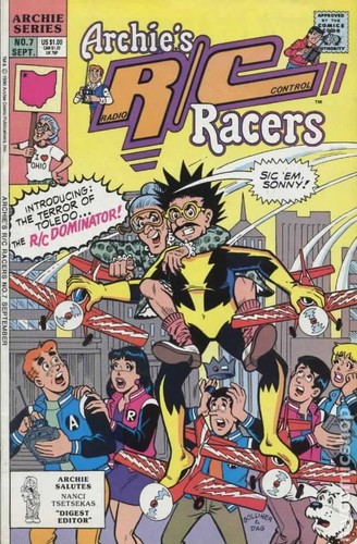 Archie's RC Racers #7 FN- 5.5 1990 Stock Image Low Grade | eBay