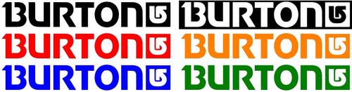 BURTON vinyl sticker decal logo snowboarding | eBay