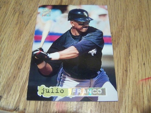 JULIO FRANCO GOLDEN RAINBOW 1994 TOPPS STADIUM CLUB BASEBALL CARD | eBay