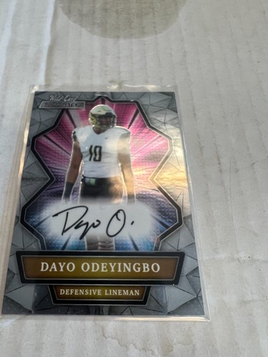 Dayo Odeyingbo 2021 Wild Card Alumination Rookie Auto #ABC-A NrMt | eBay