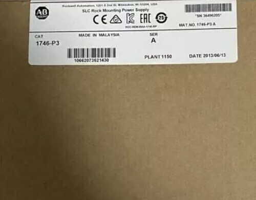 Allen Bradley 1746-P3 SER A SLC 500 Power Supply Module 1746P3 NEW | eBay