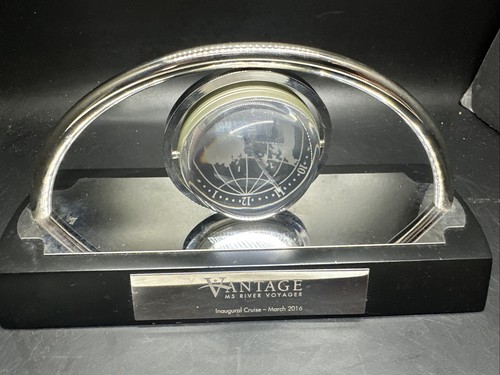 Vantage MS River Voyager Inaugural Cruise Commemorative Desk Clock ...