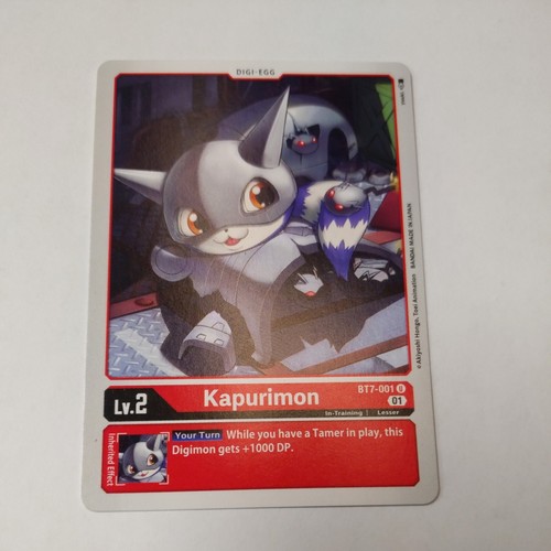 Digimon Next Adventure Kapurimon BT7-001 | eBay