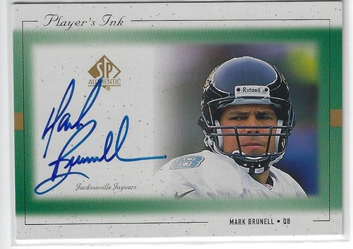 MARK BRUNELL JAX JAGUARS WASHINGTON HUSKIES UPPER DECK SP AUTO ...
