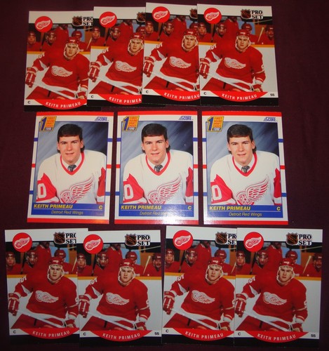 Keith Primeau 1990-91 Pro Set & Score Rookie card RC lot of 11 | eBay