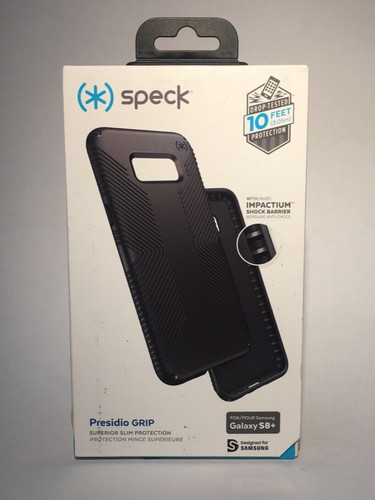Samsung Galaxy S8+ Speck Presidio Grip Case, Open Box, Nice, Black ...