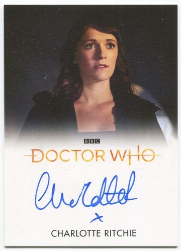 Doctor Who Series 11 & 12 Charlotte Ritchie as Lin Full Bleed Autograph ...