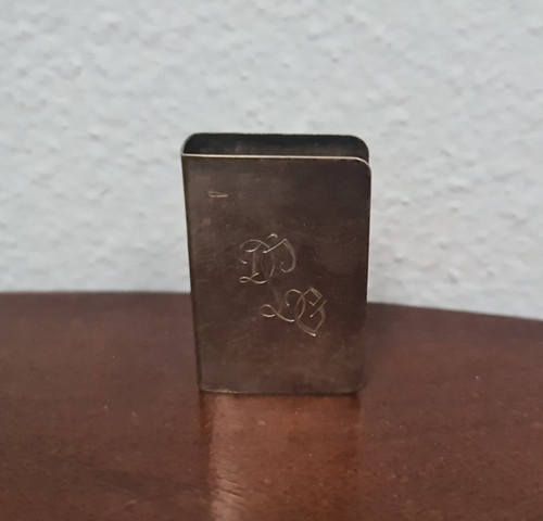 Vintage Randahl 82 Sterling Silver Match Box Cover Holder Initials DLG ...