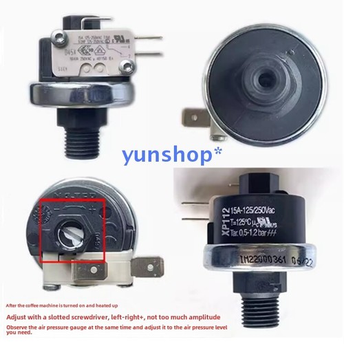 Coffee machine pressure switch Boiler pressure and temperature control ...