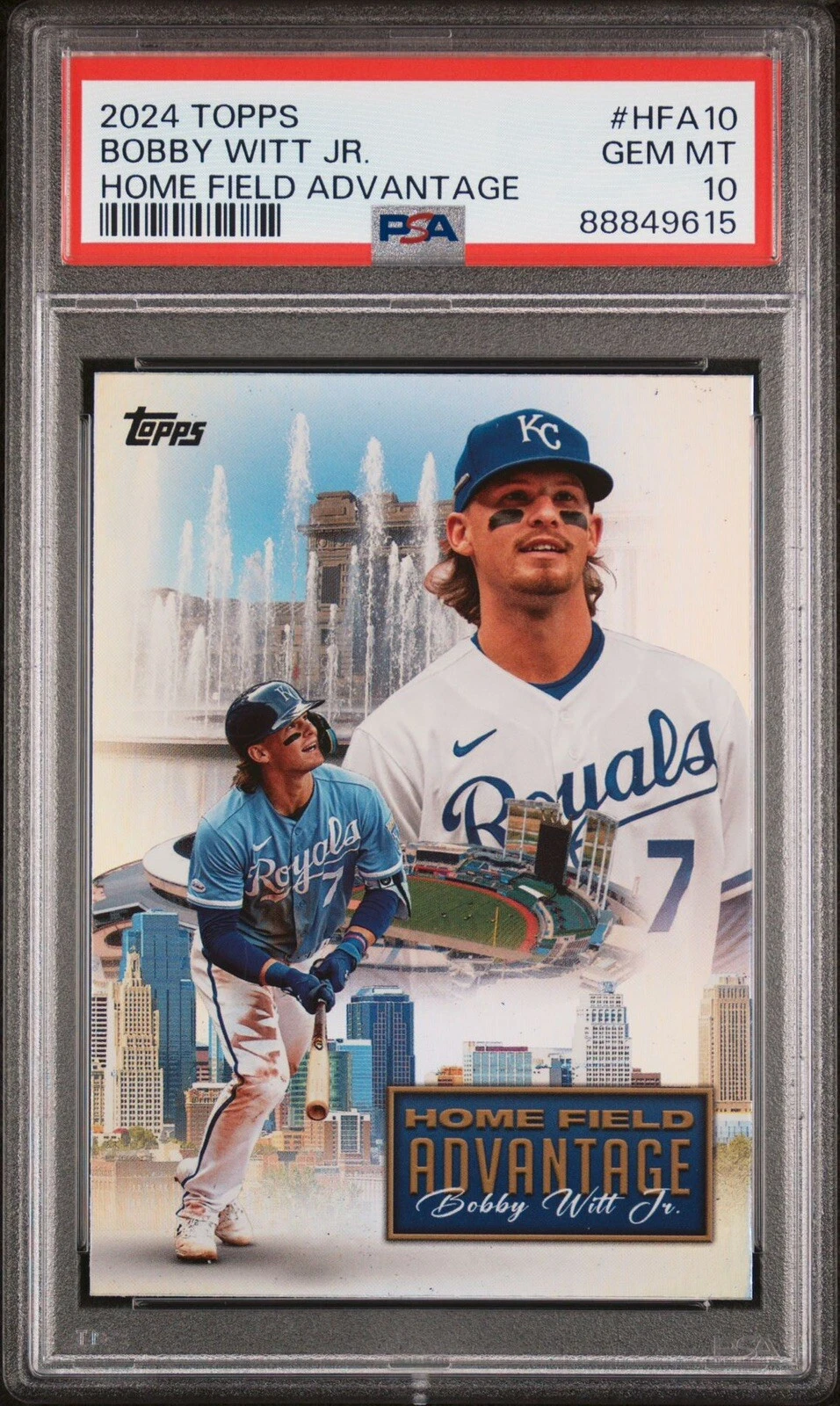 Bobby Witt Jr. 2024 Topps #HFA-10 Home Field Advantage /(SSP) Price ...