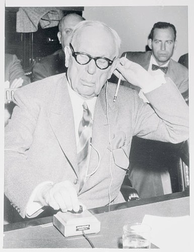 Portrait of Alfred Sloan 1955 Photo - Alfred Sloan, chairman of the ...