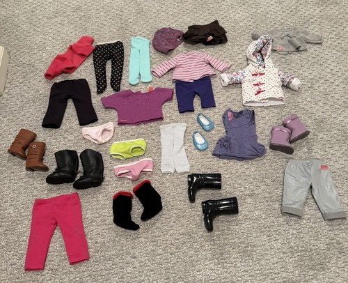 18” Doll Mixed Lot of Clothes, Shoes & Accessories American Girl OG My ...