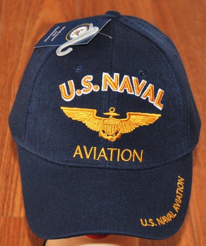 New Blue US Navy Naval Aviation Hat Ball Cap Service Veteran Military ...