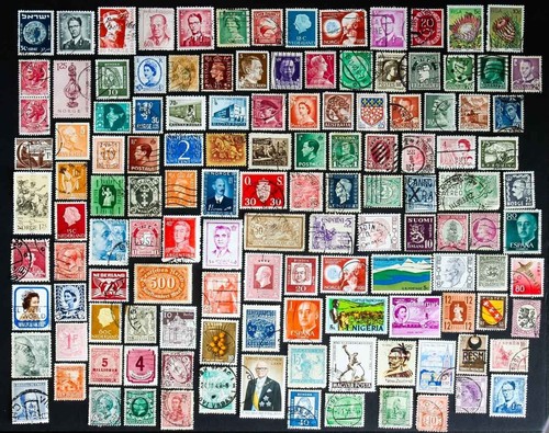 Lot of 129 Foreign Stamps, Mint & Used, No Duplicates, No Junk | eBay
