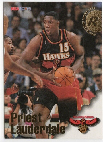 1996-97 NBA Hoops #298 Priest Lauderdale Rookie Atlanta Hawks Card | eBay