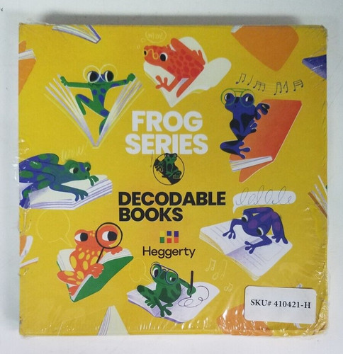 Set of 8 Heggerty Decodable Books: Frog Series Grade 1 (SKU #410421-H ...