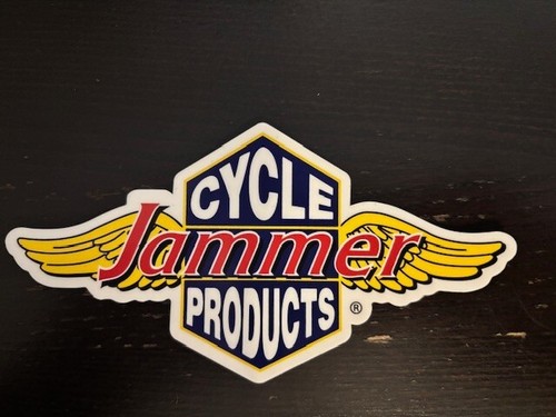Jammer Cycle Products Logo Gold Wings Sticker Decal | eBay