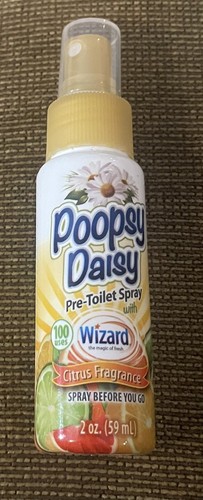 POOPSY DAISY Pre-Poo Spray By Wizard, CITRUS SCENT, 2 fl ounce | eBay