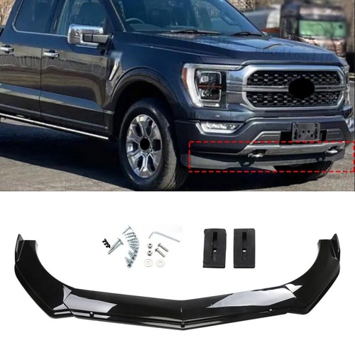 For Ford F150 F-150 Front Bumper Lip Spoiler Splitter Guard Body Kit ...