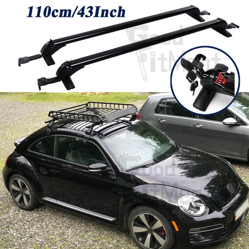 For VW Beetle Car Top Roof Rack Cross Bar 43.3" Luggage Carrier ...