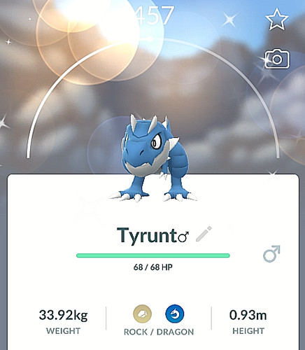 Pokémon - Shiny Tyrunt - P T C - 80k stardust - Please see description ...