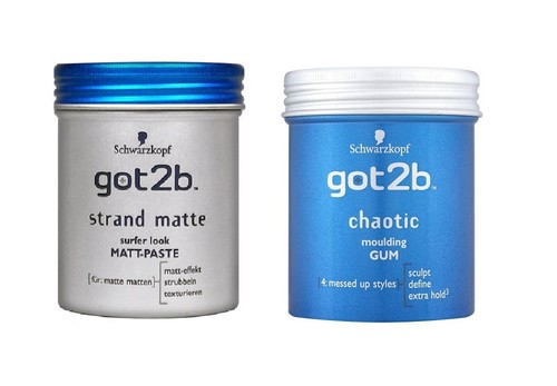 (49,90€/L) 100ml Schwarzkopf got2b Strandmatte Matt Paste Beach Matte ...