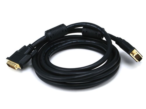 Lot of 2 DVI-D UL-Certified Dual Link 10 FT 28AWG Digital Monitor Cable ...