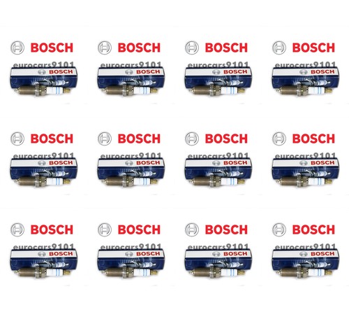 Set of 12 Mercedes-Benz C230 Bosch Spark Plugs 0242240619 004159230326 ...