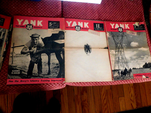 Yank Army Weekly Magazine july ,jun ,oct 1945 WWII Edition Lot Of 3 ...