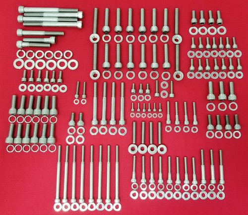 LT1 LT4 ENGINE BOLTS KIT 350 CAMARO CORVETTE TRANS AM STAINLESS STEEL ...