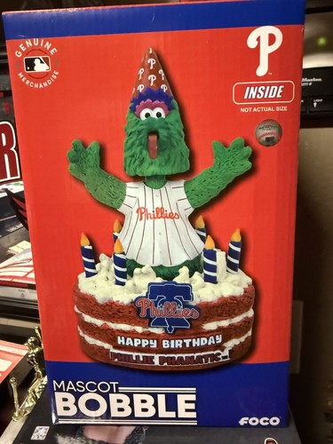 Phillie Phanatic Philadelphia Phillies Happy Birthday Bobblehead Bobble ...