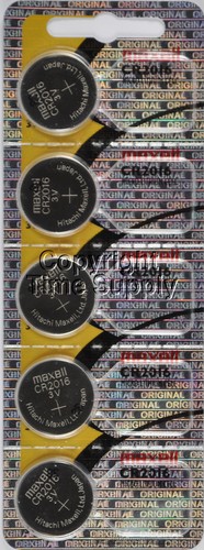 Maxell original 2016 CR 2016 Lithium 3V Battery ( 5 PC ) | eBay