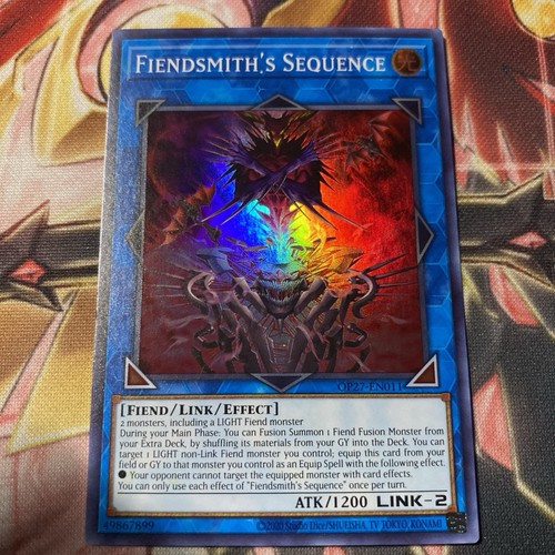 Fiendsmith's Sequence - Super Rare - OP27-EN011 - Unlimited Edition NM | eBay