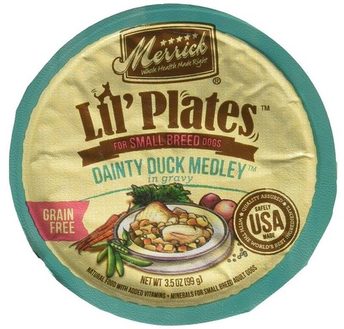 Dog, Merrick Lil' Plates Grain Free Dainty Duck Medley (3.5 oz ...