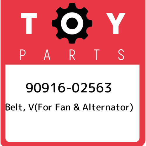 90916-02563 Toyota Belt, v(for fan & alternator) 9091602563, New ...