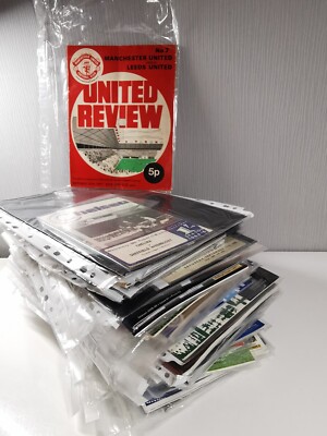 Football Fixture Programme Collections & Bulk Lots Memorabilia for sale ...