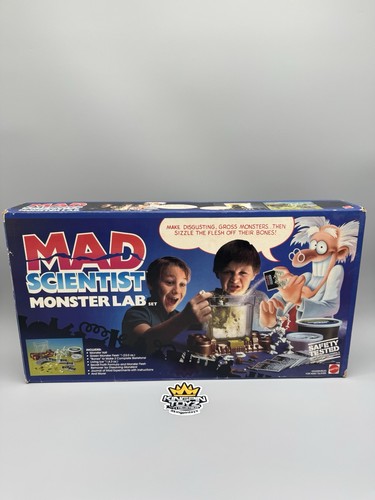 Factory Sealed 1986 Mattel Mad Scientist Monster Lab Set | eBay