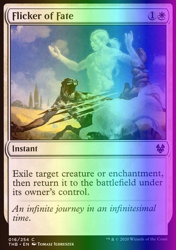 MTG Magic the Gathering Flicker of Fate (16/412) Theros Beyond Death LP ...