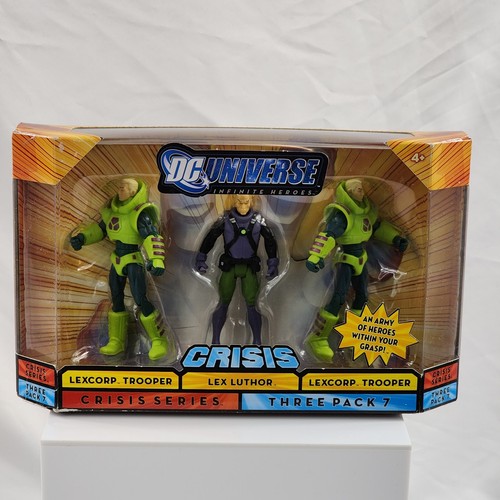 DC Universe Crisis Lex Luthor Lexcorp Trooper Three Pack #7 Action ...
