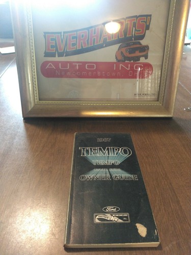 1987 Tempo Owners Guide | eBay