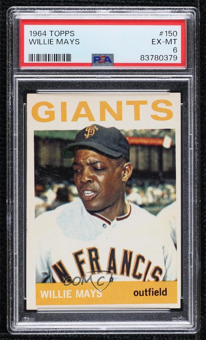 Willie Mays 1964 Topps #150 Base Price Guide - Sports Card Investor