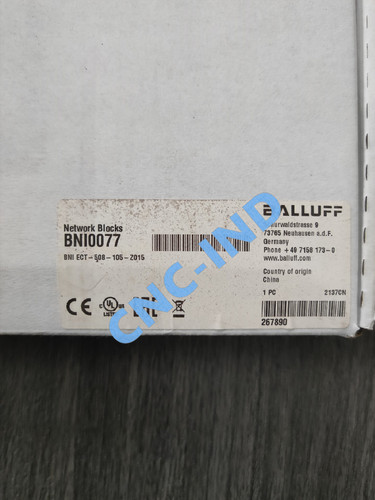 BNI0077 Balluff EtherCAT Main Module Brand New Fast Shipping By DHL | eBay