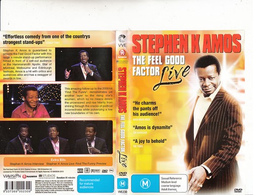 Stephen K Amos-2010-The Feel Good Factor Live-Music SA-DVD | eBay Australia